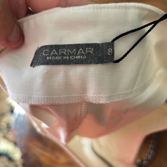 Carmar | Skirts | Carmar Los Angeles White Chain Zip Mini Skirt Y2k ...